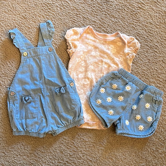First Impressions | Matching Sets | First Impressions 3pc Baby Denim ...